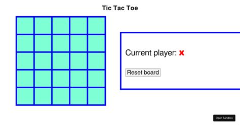 Lorecoro Tictactoe Codesandbox