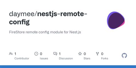 GitHub Daymee Nestjs Remote Config FireStore Remote Config Module