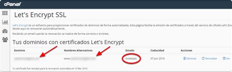 Instalar Certificado Let S Encrypt Cpanel