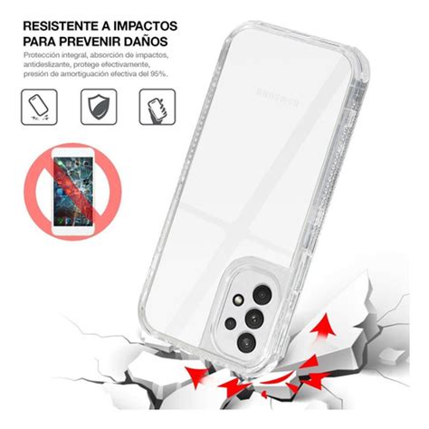Funda Para Samsung Uso Rudo Alto Impacto Transparente 3pzs MercadoLibre