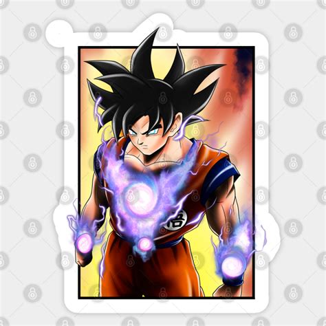 Goku Ultra Instinct Goku Ultra Instinct Sticker TeePublic