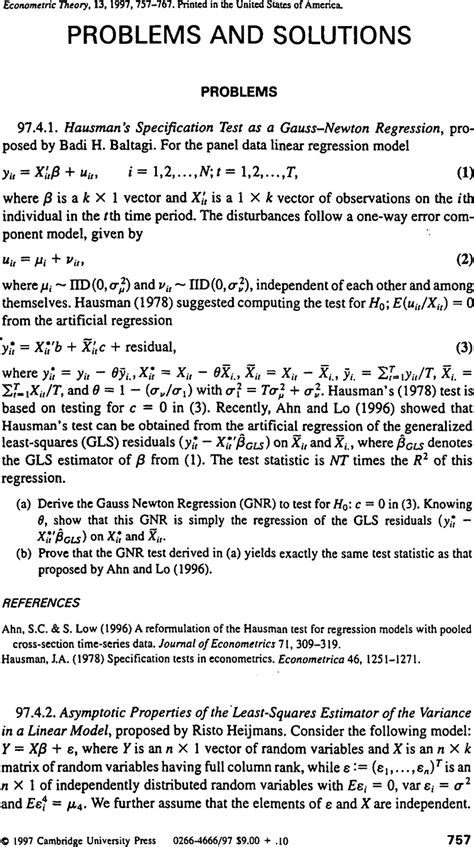 asymptotic properties of the least squares estimator of the variance in a linear model