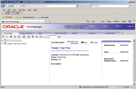 oracle test manager tutorial