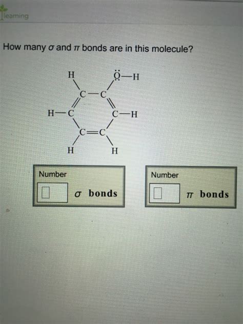 Solved How many σ and π bonds are in this molecule H C C H Chegg