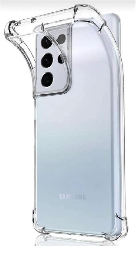 Capa Silicone TPU Transparente Borda Anti Impacto Samsung Capas No