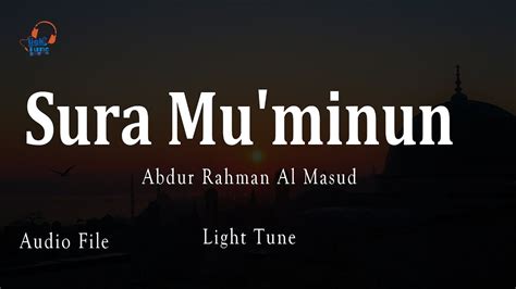 Surah Al Mumenoon Quran 23 Surat Al Mu Minun The Believers
