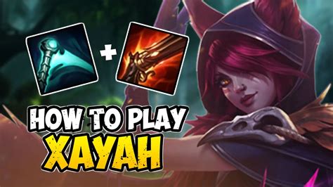 How To Play XAYAH ADC For Beginners XAYAH Guide Season 10 League Of