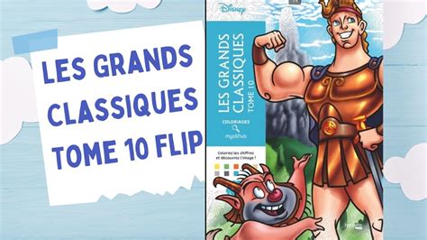 Coloriages mystères Disney Les Grands classiques Best of livre