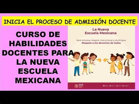 Soy Docente CURSO DE HABILIDADES DOCENTES PARA LA NUEVA ESCUELA MEXICANA
