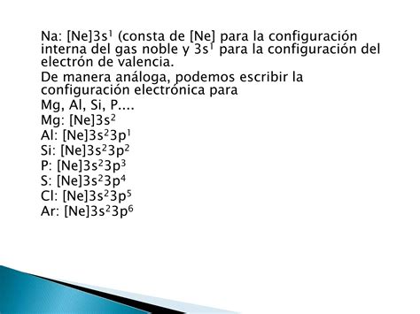 Ejemplos De Configuracion Electronica PPT