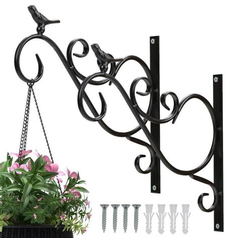 Tubiaz 2x Supports De Panier Suspendus Crochet De Suspension Murale En