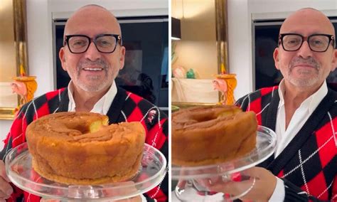Manuel Luís Goucha revela nova receita de um bolo de laranja