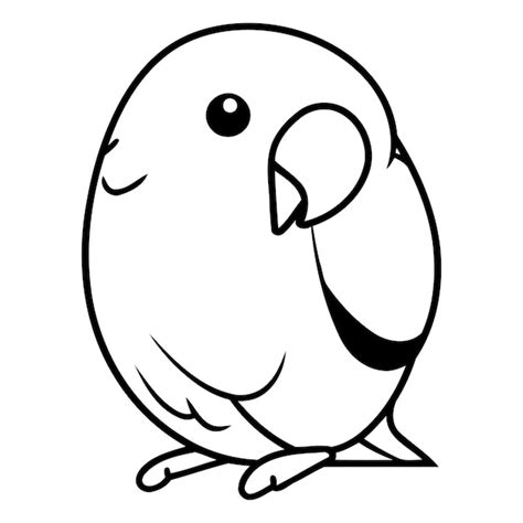 Premium Vector Cute Parrot Cartoon Character Vector Illustration Cute