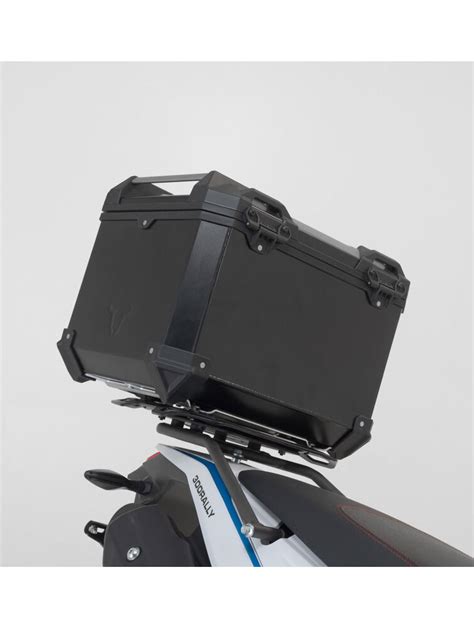 Zestaw kufer centralny czarny TRAX ADV stelaż Adventure rack SW