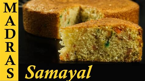 Eggless Rava Cake Recipe In Tamil Semolina Cake Recipe Sooji Cake