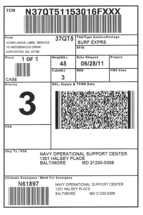 Free Printable Shipping Label Templates