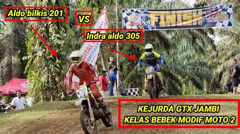 Aldo Bilkis Vs Indra Aldo Kelas Bebek Modifikasi Moto 2 Kejurda Gtx