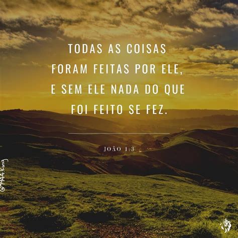 No princípio era o Verbo e o Verbo estava Deus e o Verbo era Deus