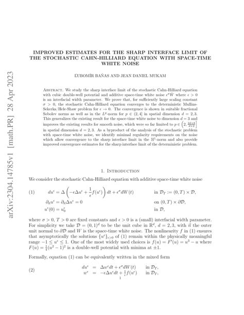improved estimates for the sharp interface limit of the stochastic cahn hilliard equation with