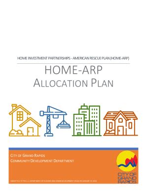 Fillable Online Draft Home Arp Allocation Plan Home Investment