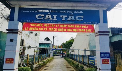 Hậu Giang Đề nghị Trường THPT Cái Tắc dừng cho phụ huynh vận động tiền