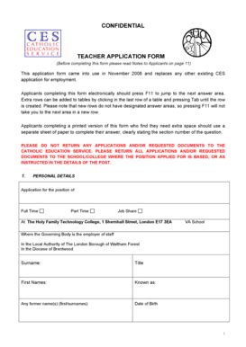 Fillable Online Tes Co AppForm Teacher Doc Tes Co Fax Email Print