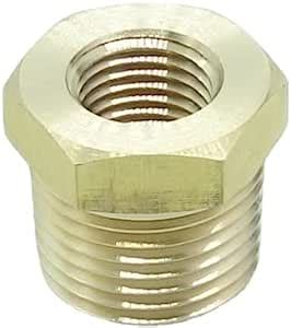 CDQBWKJGFJ 3 Pcs Brass Reducer Hex Bushing Brass Threaded Pipe Fitting