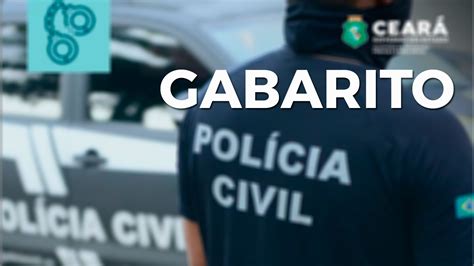 Gabarito do concurso da Polícia Civil CE sai na segunda feira pelo IDECAN