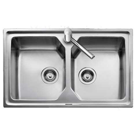 FREGADERO TEKA PREMIUM 2C 80 Dos Cubetas Encastrado Reversible Inox