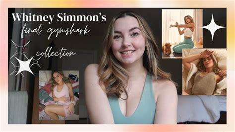 Whitney Simmons X Gymshark Final Collection Review Try On Haul YouTube