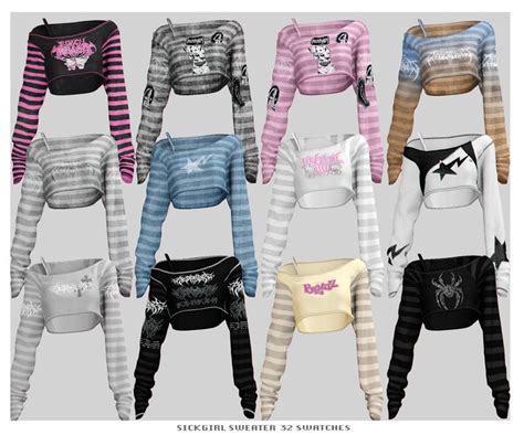 Sick Girl Set Babyetears Sims 4 Clothing Sims 4 Mods Clothes Sims 4
