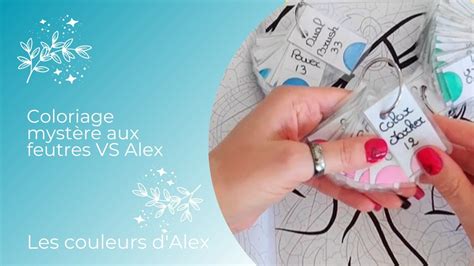 Coloriage mystère aux feutres VS Alex YouTube