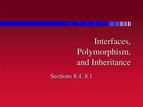 ppt interfaces polymorphism and inheritance powerpoint presentation id 3608603