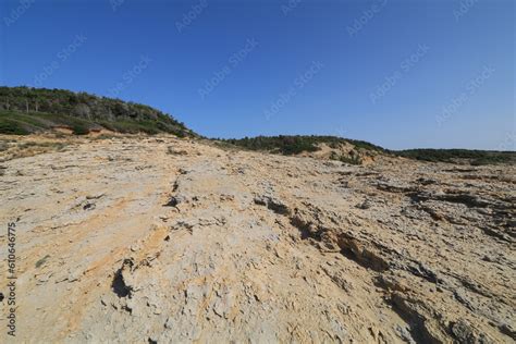Stolac Naturist Stony Beach On The Island Of Rab In Croatia Stock Photo