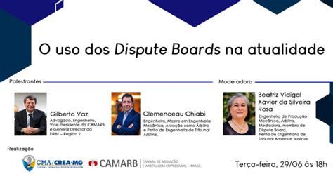 O Uso Dos Dispute Boards Na Atualidade Online Sympla