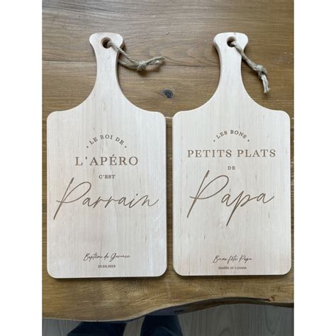 Cadeau personnalisé pour Papa planche à découper Print Your Love