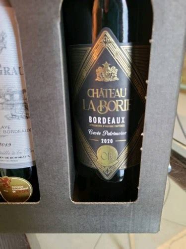 Château la Borie Cuvée Patrimoine Bordeaux Vivino US