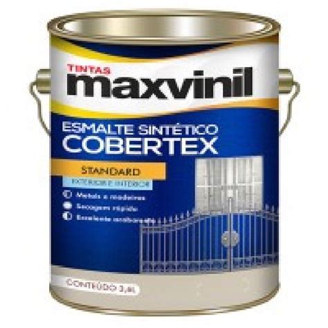 TINTA ESMALTE SINTETICO BRILH CINZA MEDIO 3 6L COBERTEX MadeiraMadeira