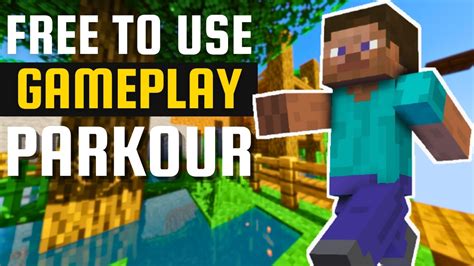 Free To Use Gameplay No Copyright Minecraft Parkour YouTube