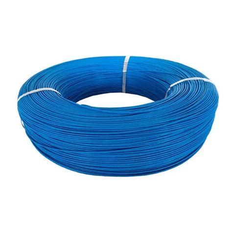 Ul10129 22awg Flexible Power Wire Single Core Silver Copper With Pfa