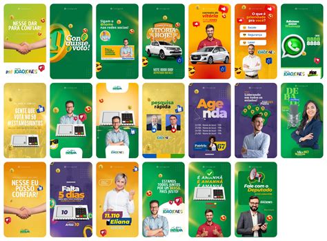 Pack Canva Campanha Política Eleições Template Canva 230 Artes Bônus