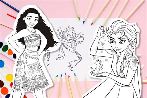 Agregar más de 78 dibujos para pintar moana muy caliente camera edu vn