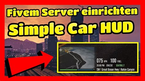 Fivem Server einrichten 439 Simple Car HUD Einfügen