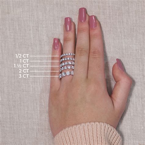 1 2 Ctw Round Lab Grown Diamond Floating Wedding Band Grownbrilliance
