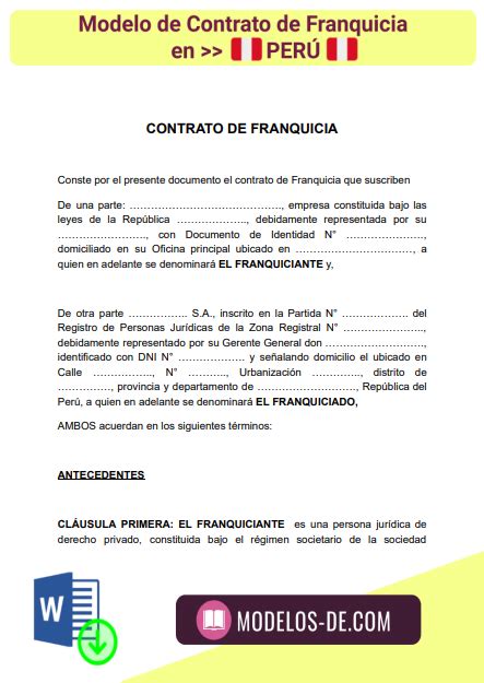 Introducir 107 Imagen Modelo Contrato De Franquicia Subway Abzlocal Mx