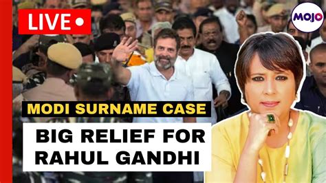 Barkha Dutt LIVE Supreme Court Stays Rahul Gandhi S Conviction In