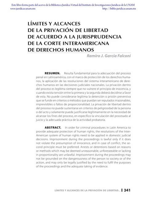 PDF LÍMITES Y ALCANCES DE LA PRIVACIÓN DE LÍMITES Y ALCANCES DE
