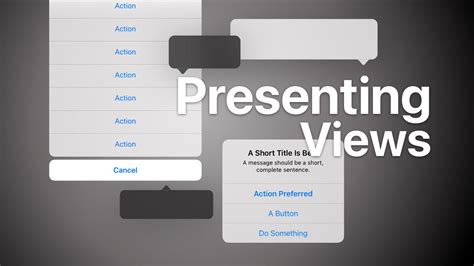 Presenting Views In SwiftUI Sheets Modals Popovers Alerts And