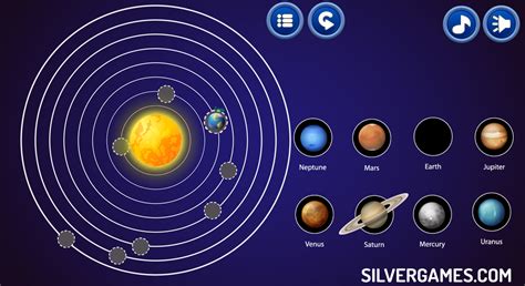 Solar System Planets In Order Play Online On SilverGames