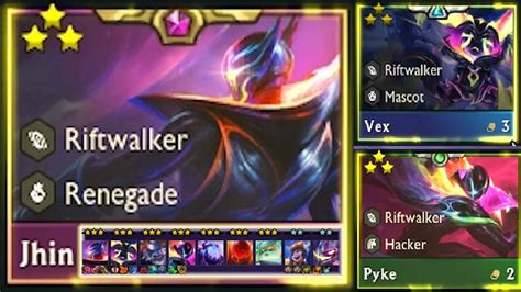 IS STRONG JHIN 3 STAR CARRY 3 Riftwalker And TEAM Set 8 5 V13 19